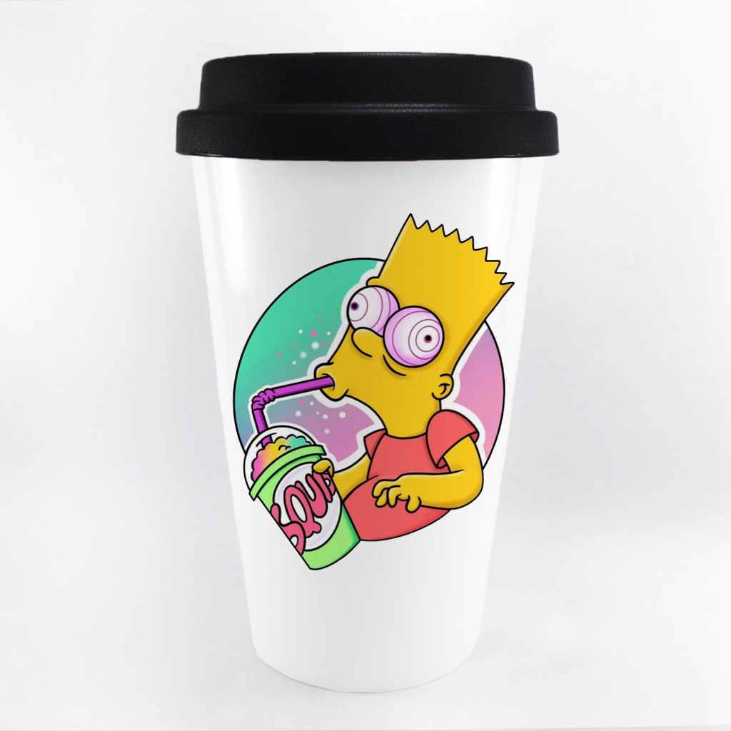 Copo Bucks Personalizado - Bart Simpson | Shopee Brasil