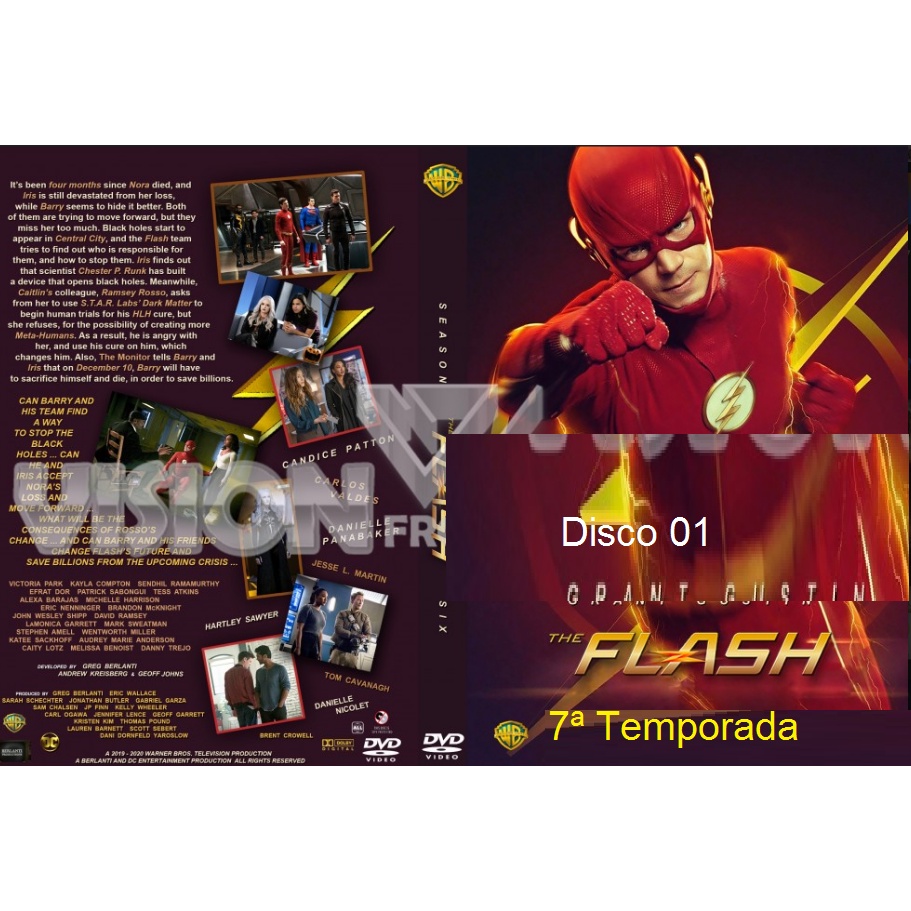 Dvd The Flash - 7ª Temporada Completa - Legendado ou Dublado - 02 ...