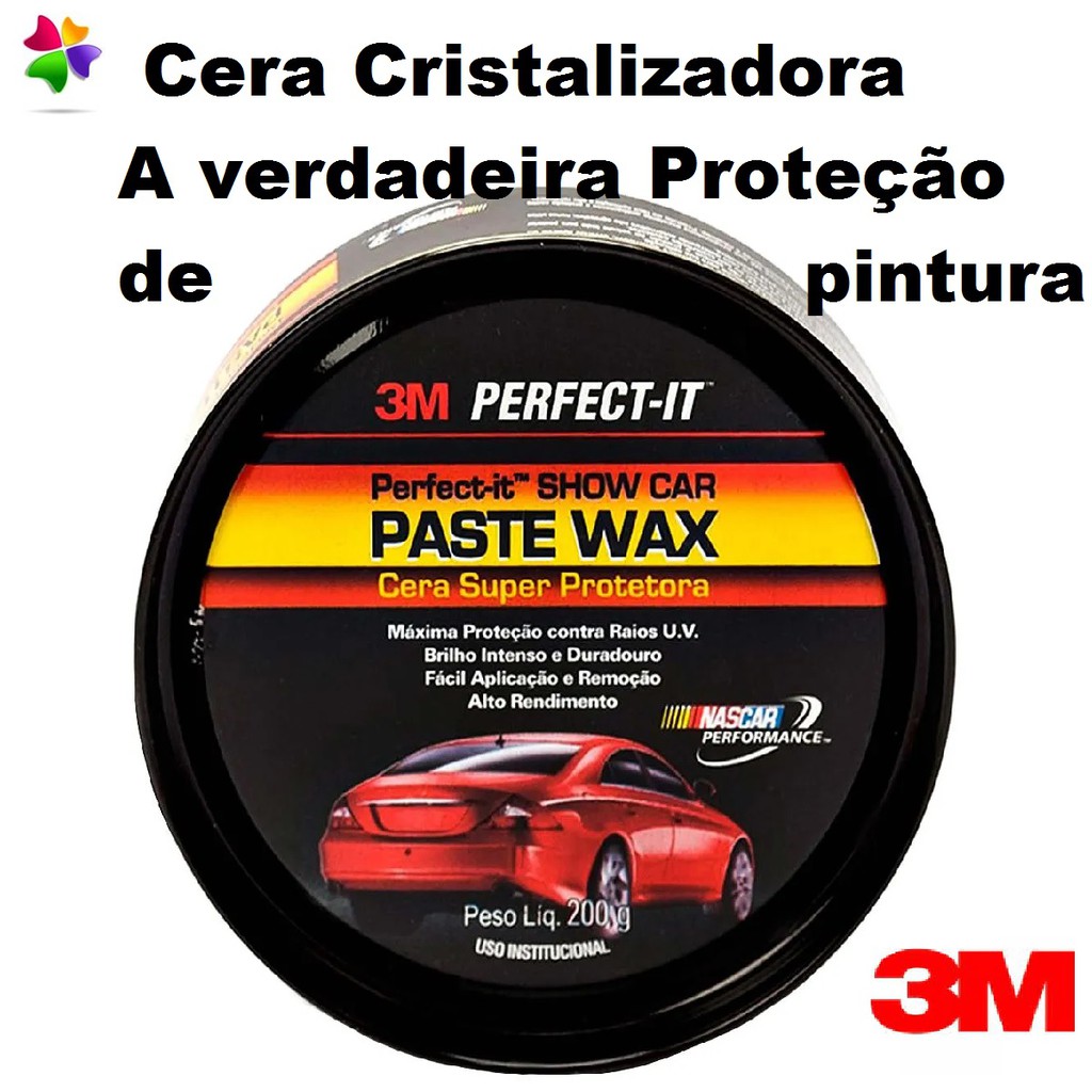 Cera Automotiva Paste Wax 3m Super Protetora - A Melhor 200g | Shopee ...