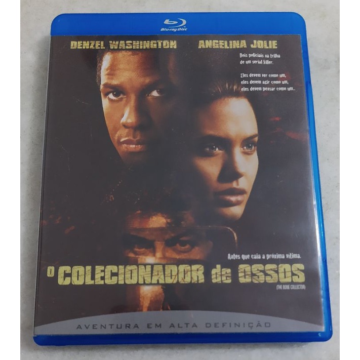 Blu-ray O Colecionador De Ossos (Novo Original) Angelina Jolie, Denzel Washington | Shopee Brasil