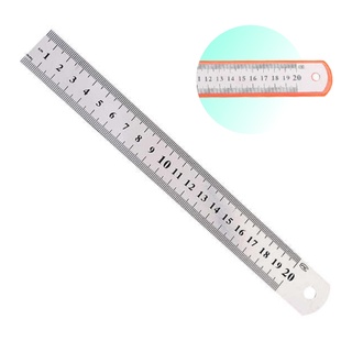 Régua Aço Inox Metal Medidas Em Centímetros E Milímetros | Shopee Brasil