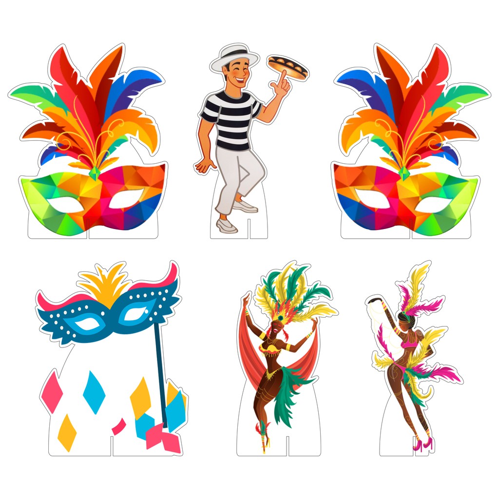 Kit Display De Mesa Festa Carnaval | Shopee Brasil