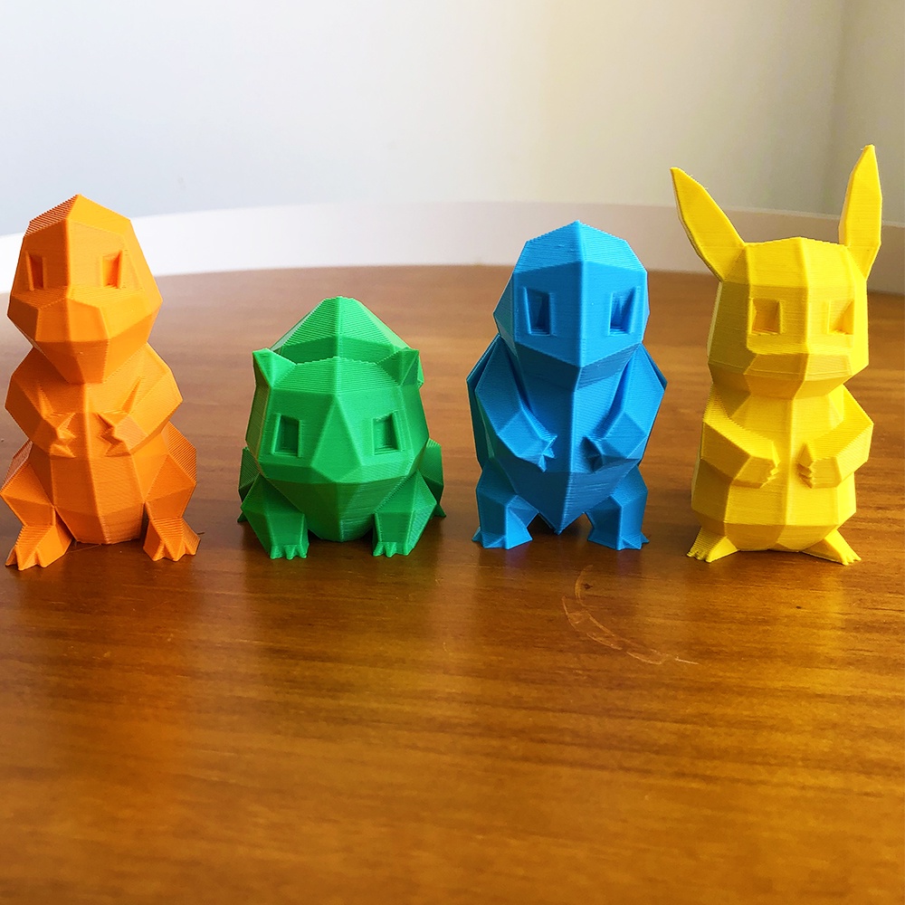 Pokémon, kit com quatro Pokémons decorativos | Shopee Brasil
