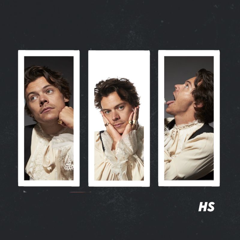 Kit de Quadros decorativos Harry Styles One Direction + polaroids ...