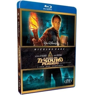 Blu Ray A Lenda Do Tesouro Perdido Livro Dos Segredos | Shopee Brasil