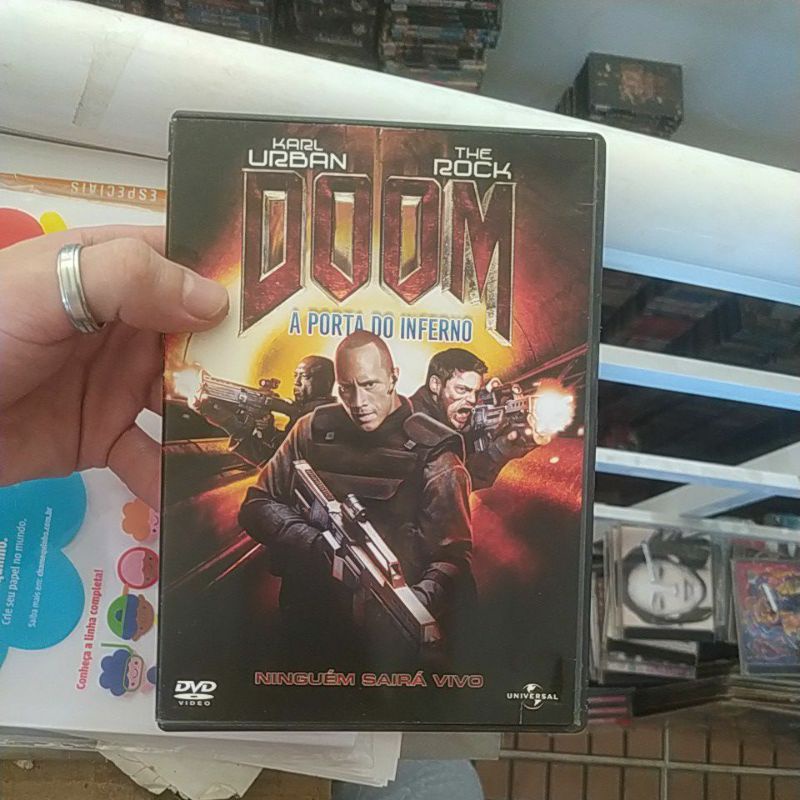 DVD Doom - A Porta do Inferno - COM THE ROCK!! (CONSERVADO!) | Shopee ...