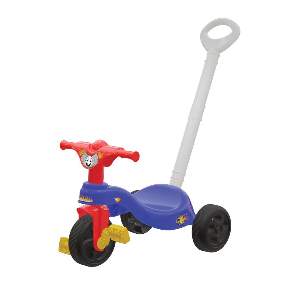 Triciclo Velotrol Infantil Fast Com Haste De Empurrar - Pais e Filhos ...
