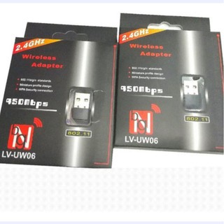 Adaptador Rede Sem Fio Receptor wifi Wireless Usb Nano para notebook pc LV-UW06 | Shopee Brasil