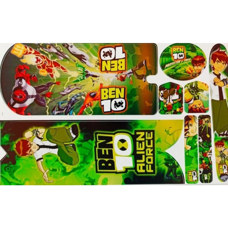 Adesivo cartela Ben 10 infantil | Shopee Brasil