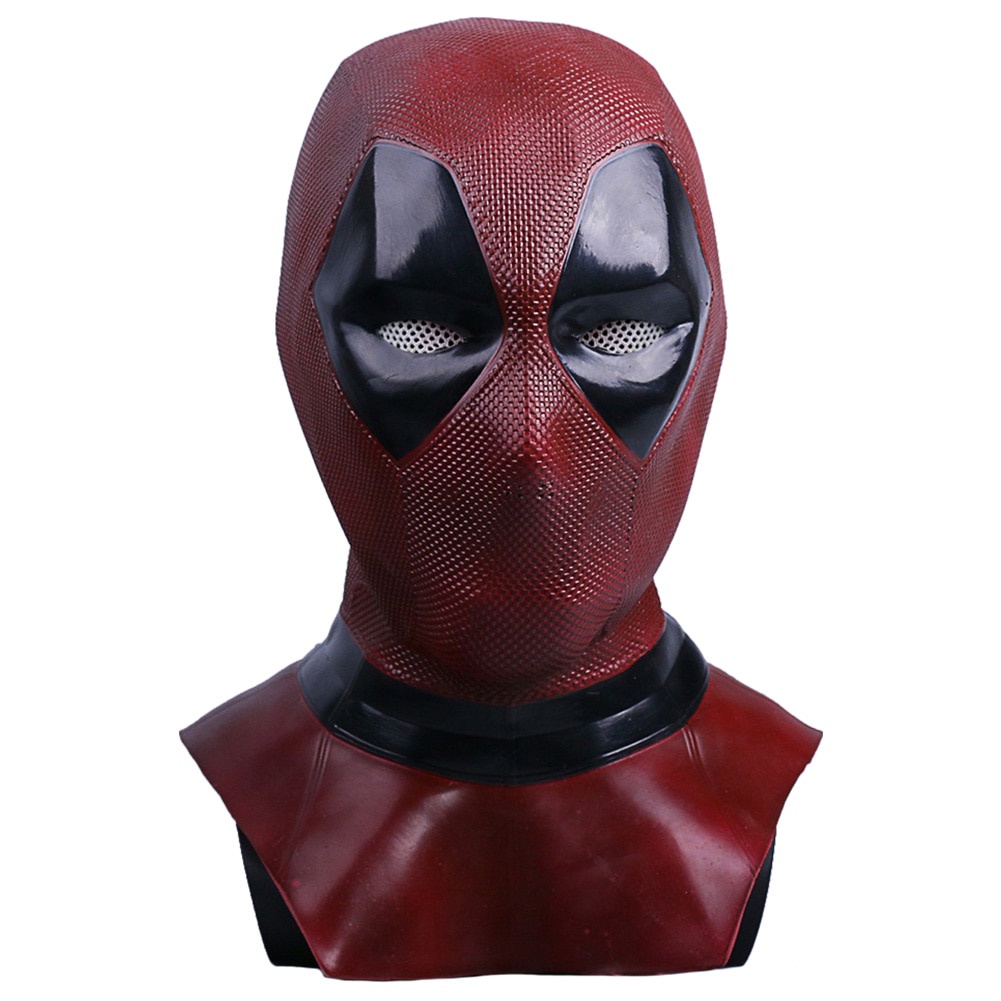 Deadpool Cosplay Wade Winston Wilson Máscara De Couro Fantasia ...