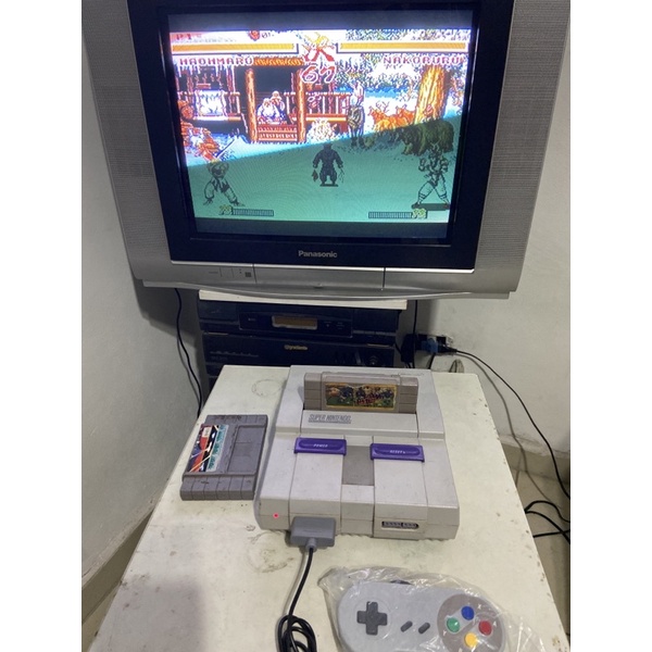 super nintendo com 2 cartuchos - Escorrega o Preço