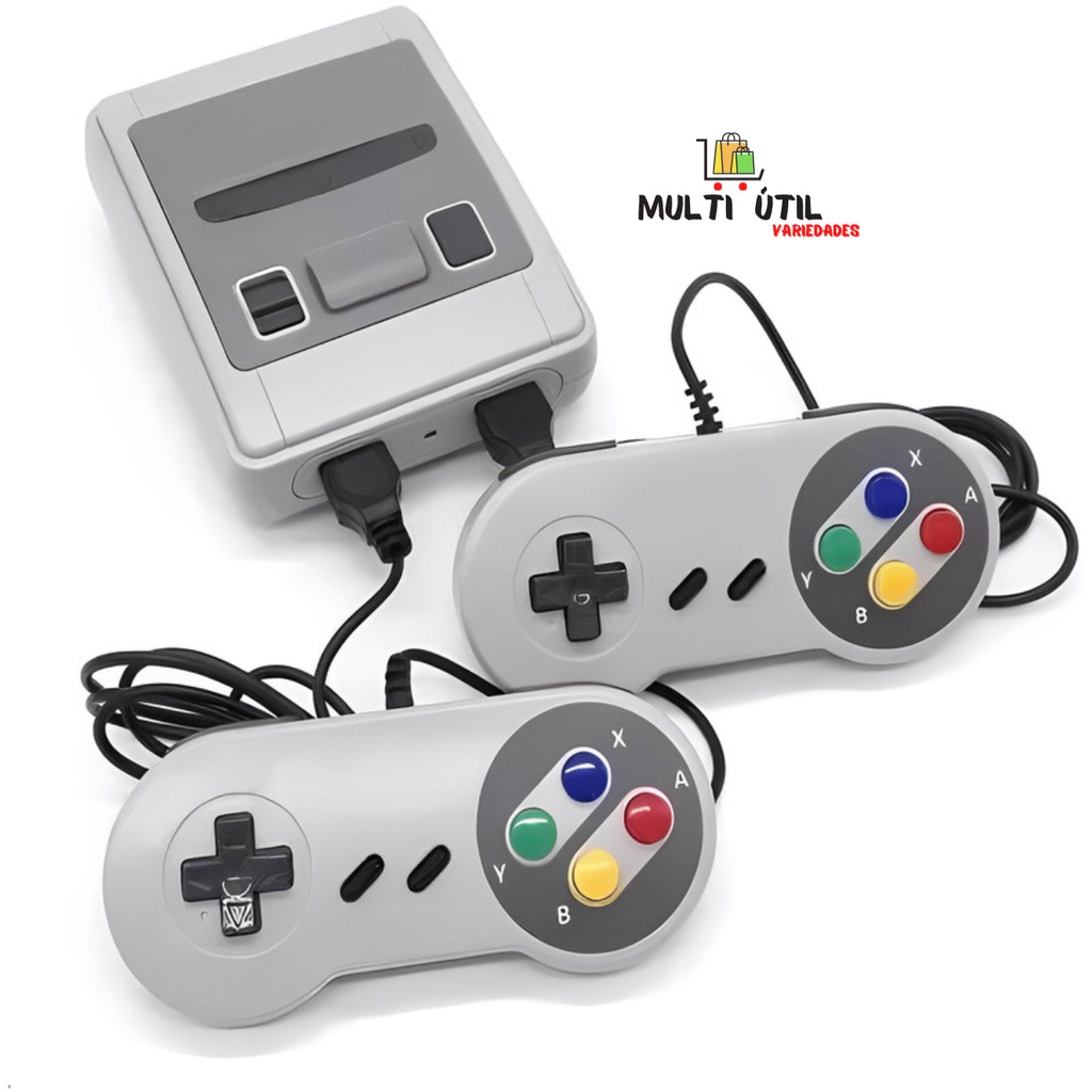 Mini Super Nintendo com 620 Jogos Classicos 8 bits | Shopee Brasil