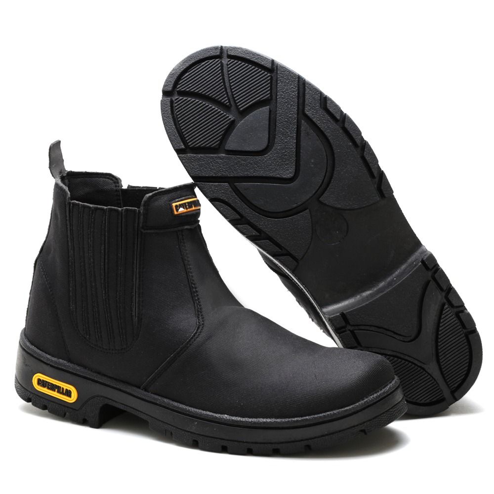 Botina CAT Caterpillar Em Lona Costurada Alta Qualidade 490 | Shopee Brasil