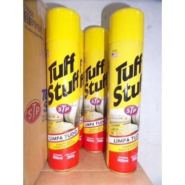 kit 3 frascos Stp Tuff Stuff - limpa banco sofa teto automotivo cama ...