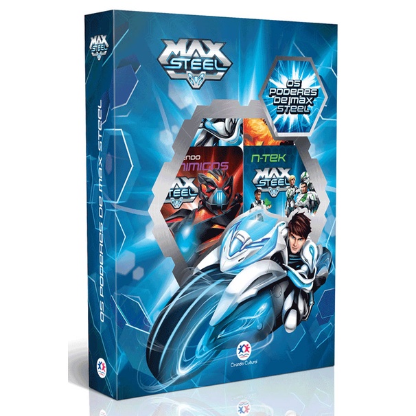 Box Max Steel - Os Poderes de Max Steel | Shopee Brasil