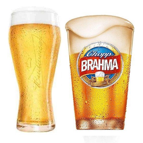 Copo Budweiser + Copo CHOPP Brahma Globimport | Shopee Brasil