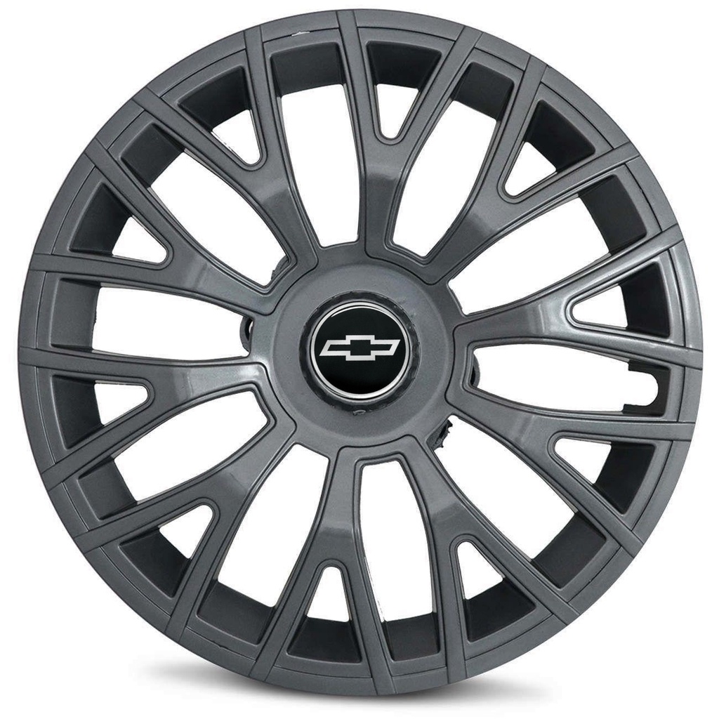 Jogo 4 Calotas Aro 13 Triton Grafite GM Chevrolet Celta Corsa Classic ...