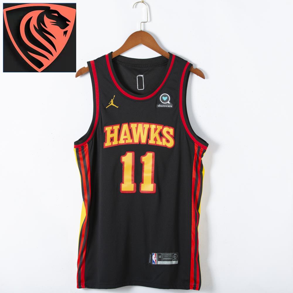 Camisa De Basquete NBA Atlanta Hawks YOUNG # 11 2021 Bordado | Shopee ...