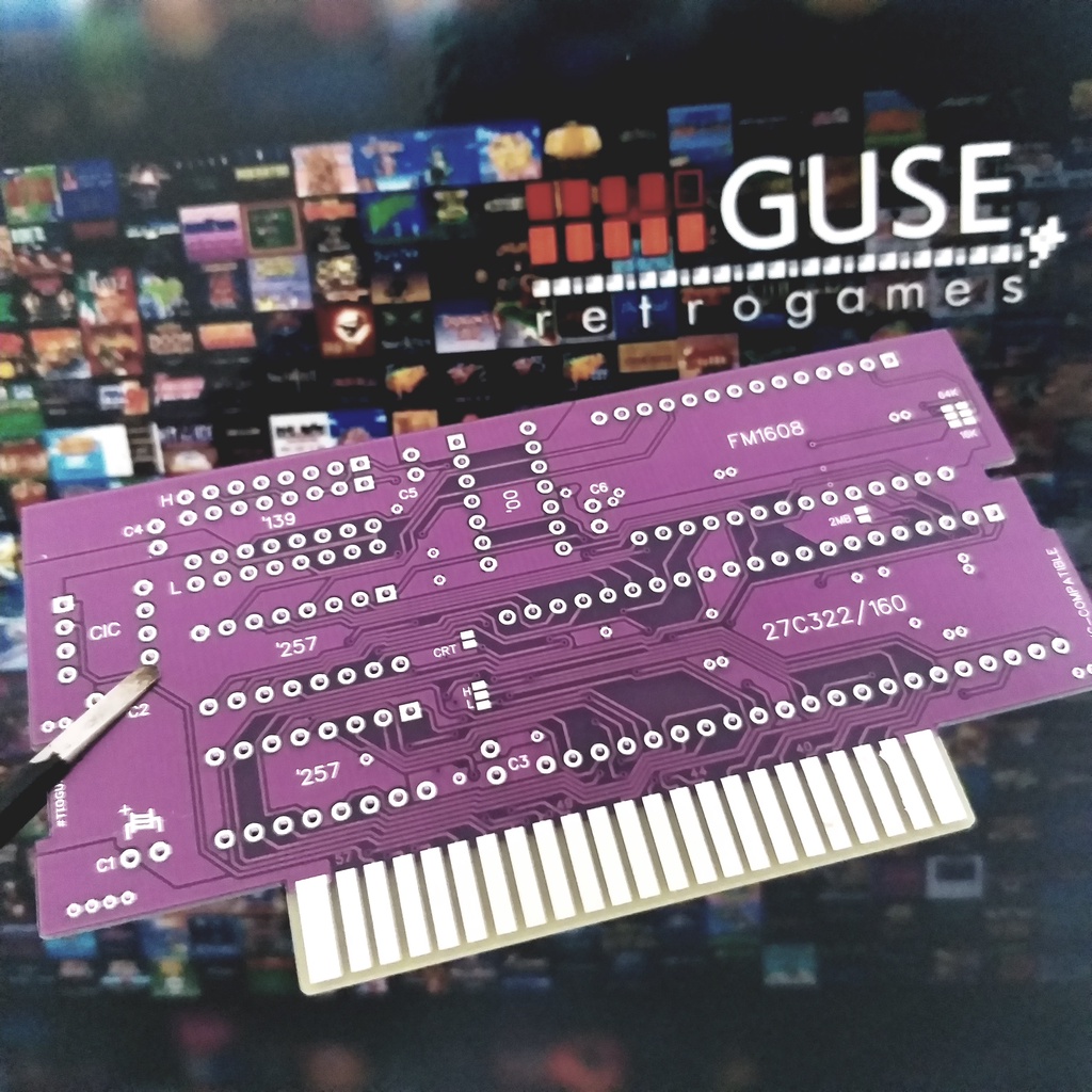 [PCB-4MB-Save] Placa de Circuito Impresso para Reposição de jogos de ...