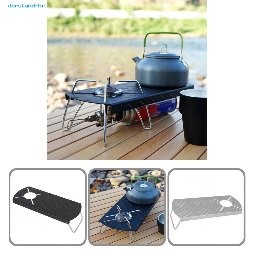 Derstand Stainless Steel Stove Table High Hardness Folding Stove Table ...