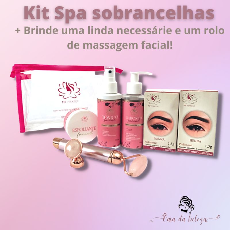 Kit Spa Completo Para Sobrancelhas Spa Da Sobrancelha Shopee Brasil