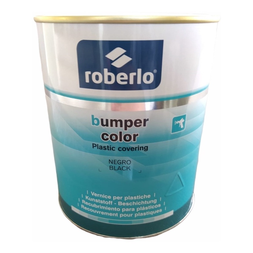 Bumper Color Cor Preto Black Texturizador 1l Roberlo | Shopee Brasil