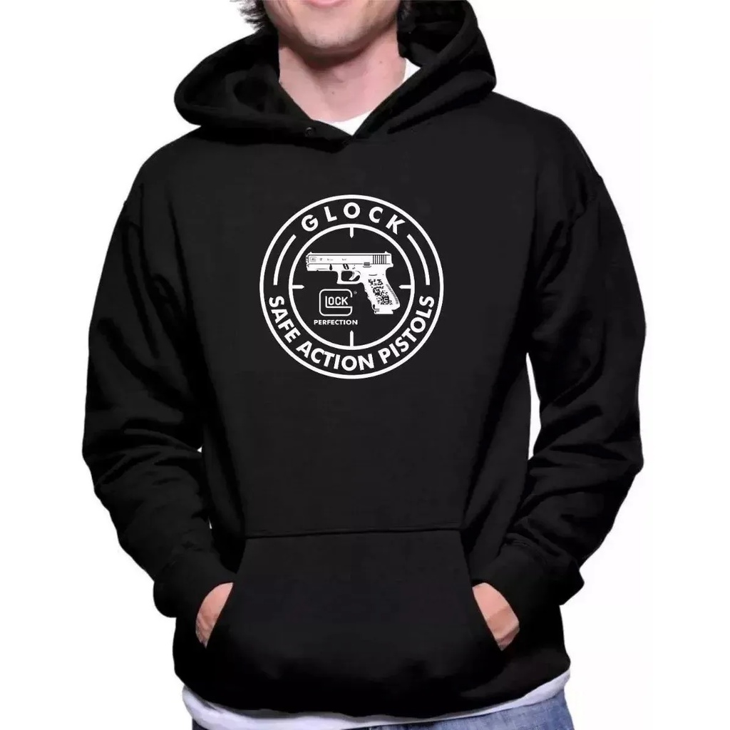 Blusa Moletom Arma Glock Revolver | Shopee Brasil