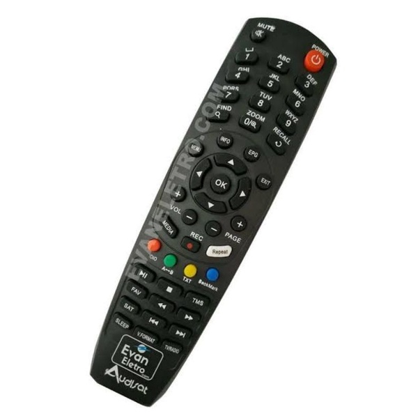 Controle Remoto Para Receptor Audisat C1 | Shopee Brasil