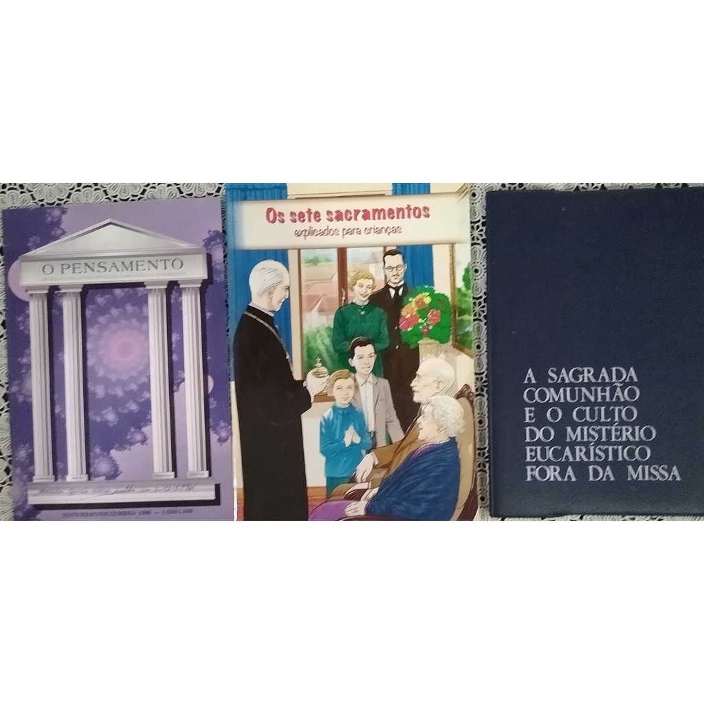 OS SETE SACRAMENTOS EXPLICADOS PARA CRIANÇAS, O PENSAMENTO | Shopee Brasil