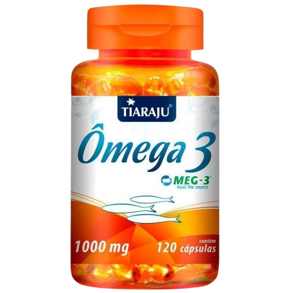 Ômega 3 1000mg 120 cápsulas com selo MEG-3® - Óleo de Peixe | Shopee Brasil