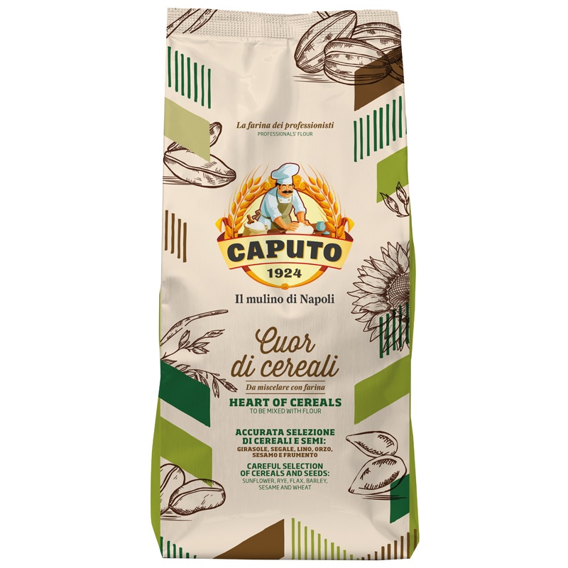 Farinha Italiana Caputo Cuor Di Cereali - 5 Cereais Integral 1kg Nota ...