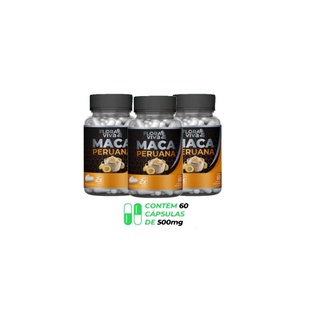 KIT COM 2 estimulante sexual MACA PERUNA mais Disposição, Libido, Vigor ...