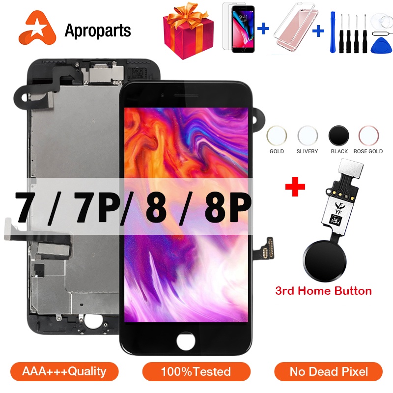 Tela Completa OEM LCD Para iPhone 7 8 Plus 7P Display Touch ...