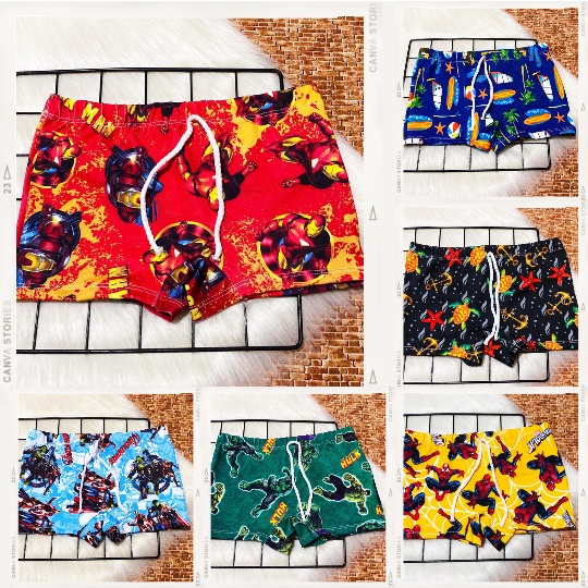 SUNGA BOX INFANTIL PERSONAGENS - DIVERSOS MODELOS | Shopee Brasil