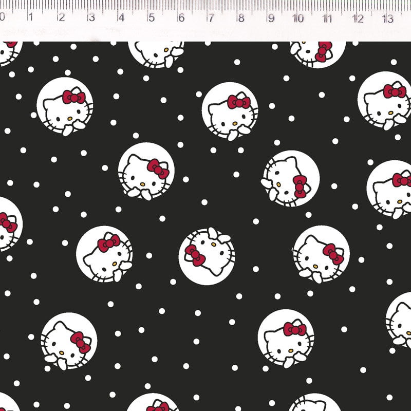 Tecido Patchwork hello kitty licenciado | Shopee Brasil