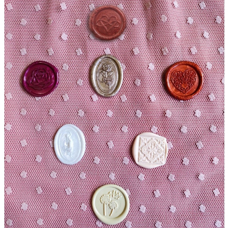 Lacre selo de cera (un.) avulso pronto para usar - escolha a cor e a ...