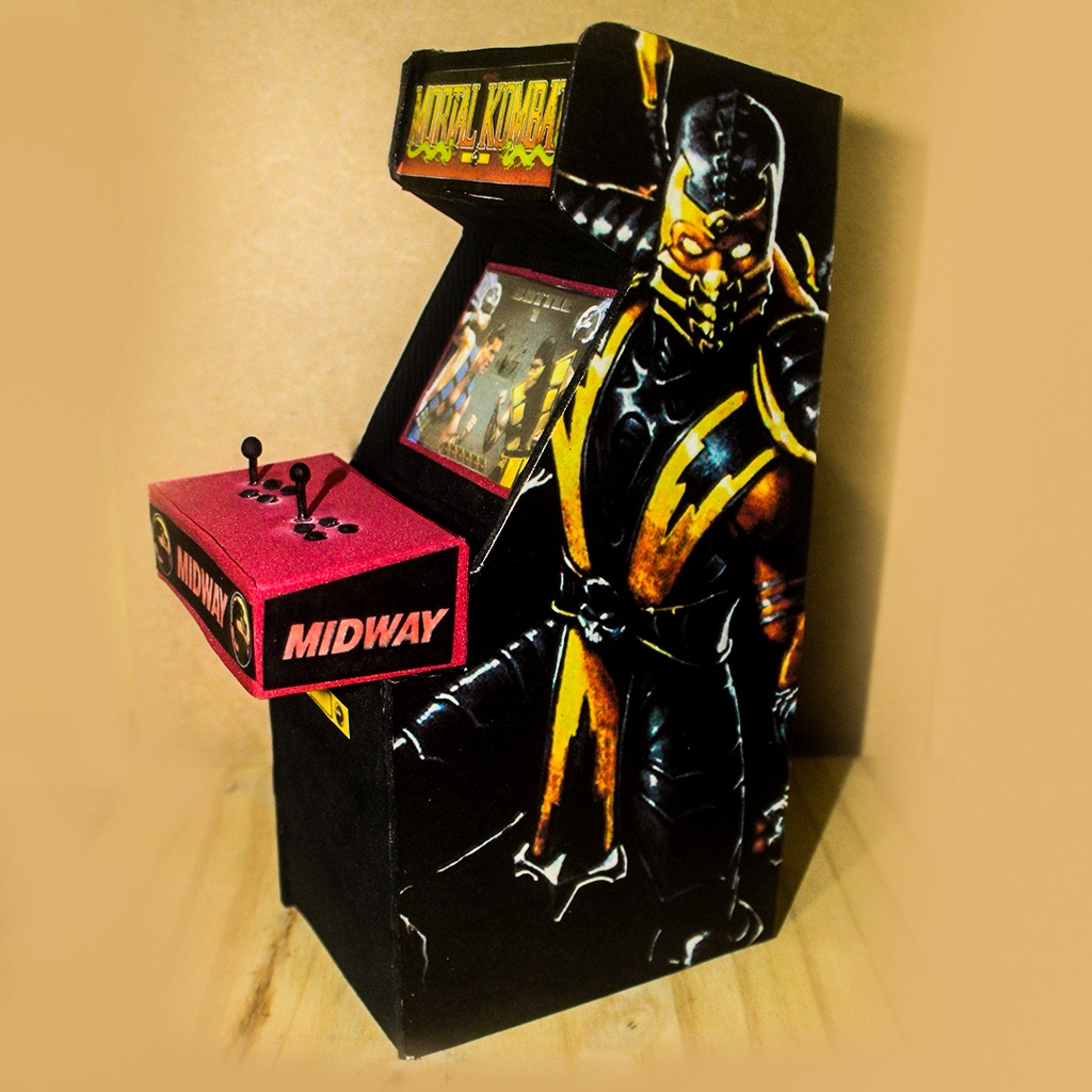 Miniatura Maquina de ARCADE SCORPION 23 CM | Shopee Brasil