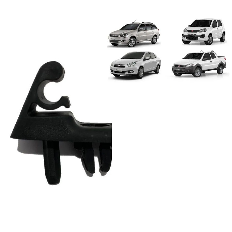 1 Suporte Presilha Quebra Sol Palio Siena Strada Uno PRETO | Shopee Brasil