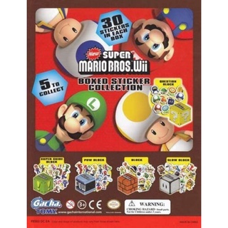 Miniatura com 30 adesivos New Super Mario Bros Wii Boxed Sticker ...