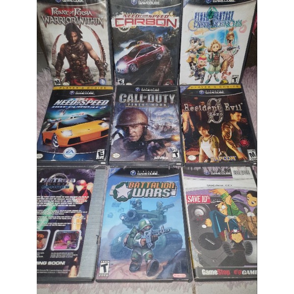 Jogos Originais Nintendo Gamecube - Americano - Need For Speed Carbon ...