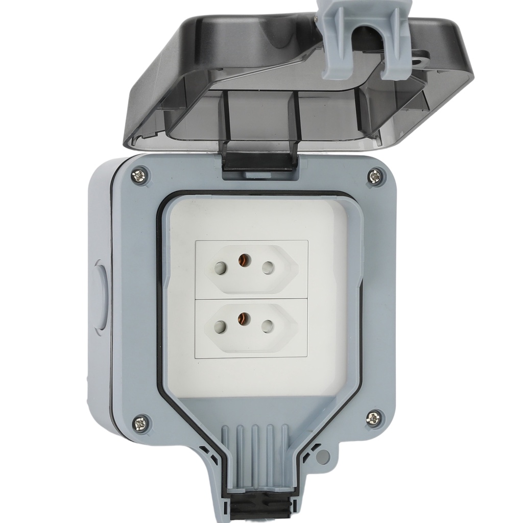 Tomada Dupla Externa IP66 Série 20A À Prova D'água E De Respingos De ...