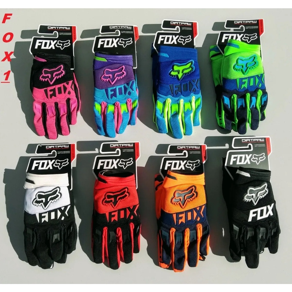 2019 Luvas De Fox Para Corrida Off-Road / Luvas De Dedos Longos Para ...
