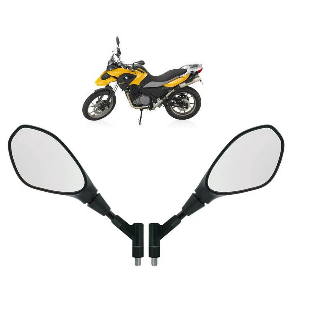 Par Espelho Retrovisor Preto Moto Rena Giro 360 Retrátil Bmw Gs 650 ...