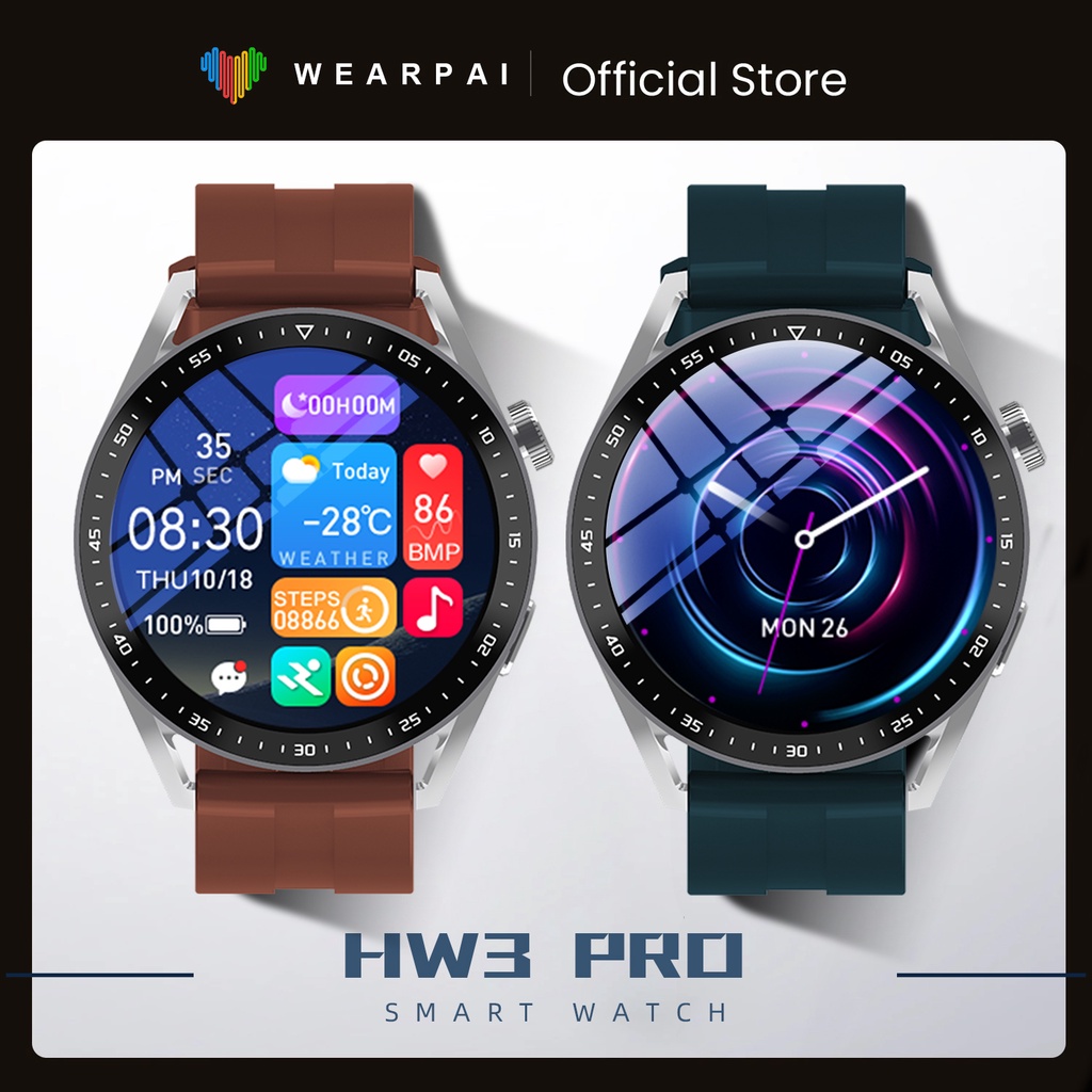 Nova HW3 Pro Smart Watch Homens NFC Bluetooth Chamada Tela Sensível Ao ...