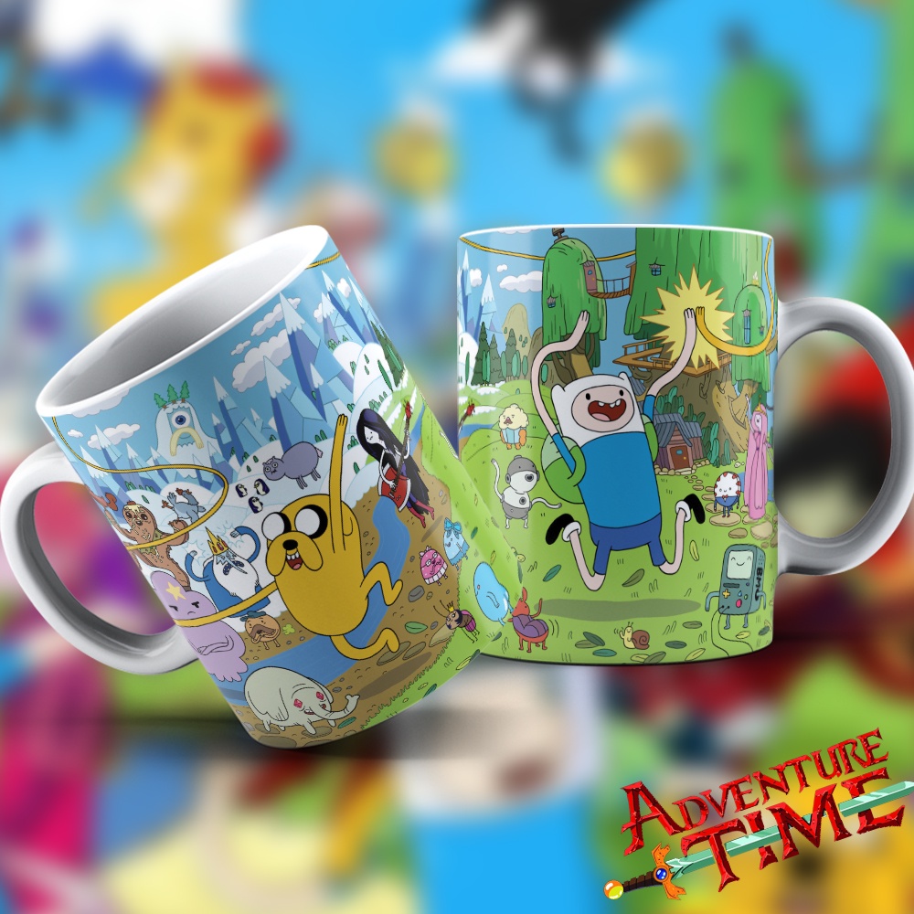 Caneca Personalizada Adventure Time | Shopee Brasil