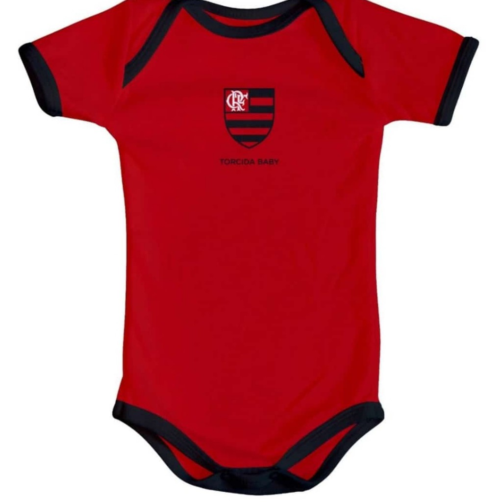 Body Flamengo Bebê Oficial Torcida Baby | Shopee Brasil