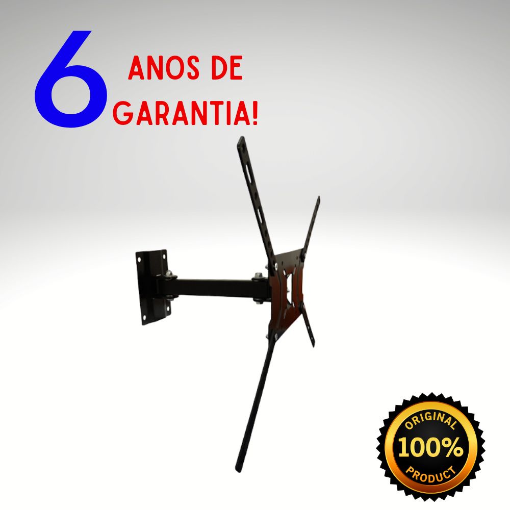 Suporte Tv Articulado Lcd Led LG Aoc 32 40 43 49 50 55 56" Polegadas 3 ...