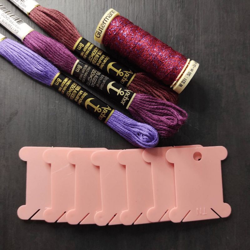 50 Placa Enrolar Linhas Meada 5o unid.4,0cm X 3,7cm | Shopee Brasil