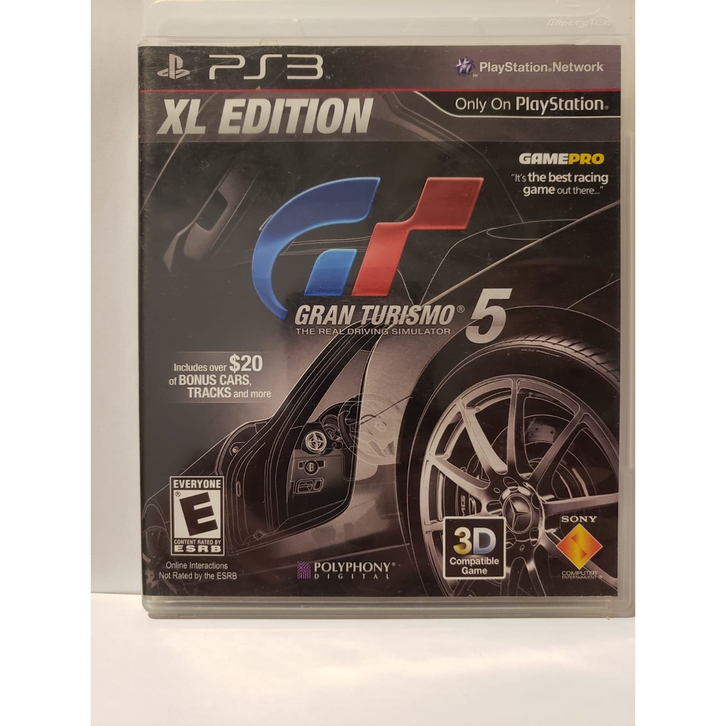 Jogo Gran Turismo 5 - (PS3) - Seminovo | Shopee Brasil