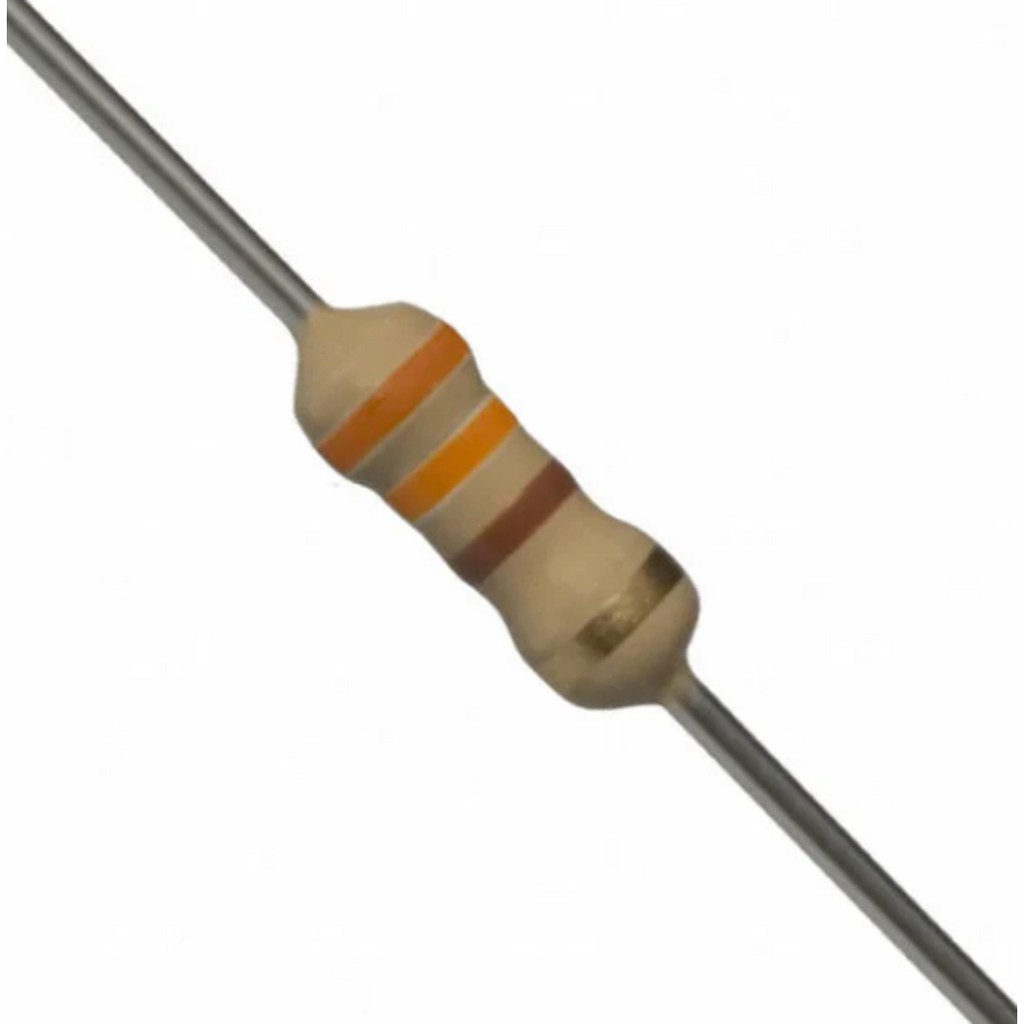 Resistor 330 Ohms 1 4 W 5 100 Unidades Shopee Brasil